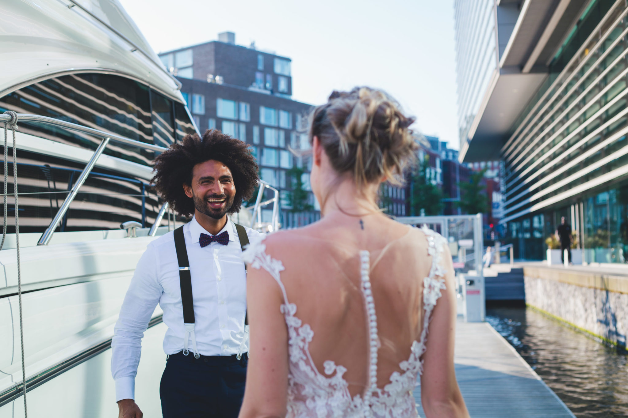 Trouwen op een boot - Doornbos Fotografie